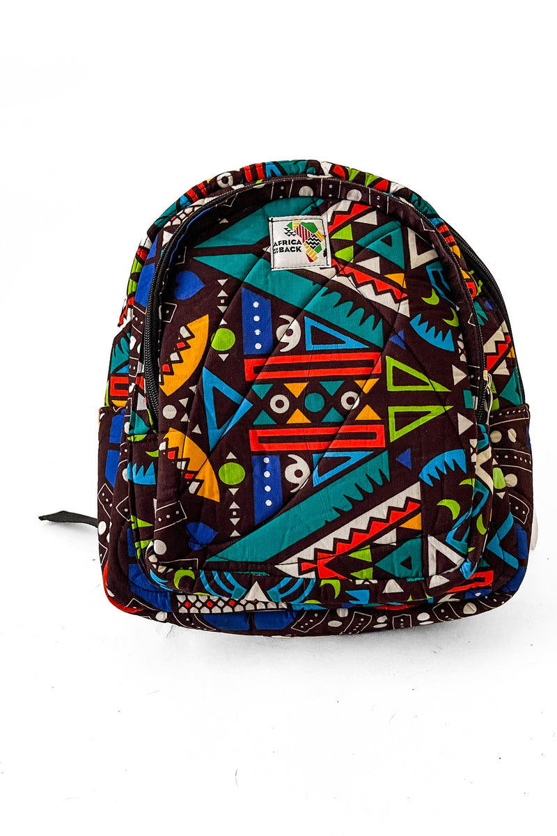 Native Vibes Mini Backpack + Water Bottle – Africa On My Back